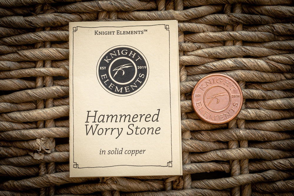 Limited Edition Hammered Worry Coin - Copper – Knight Elements