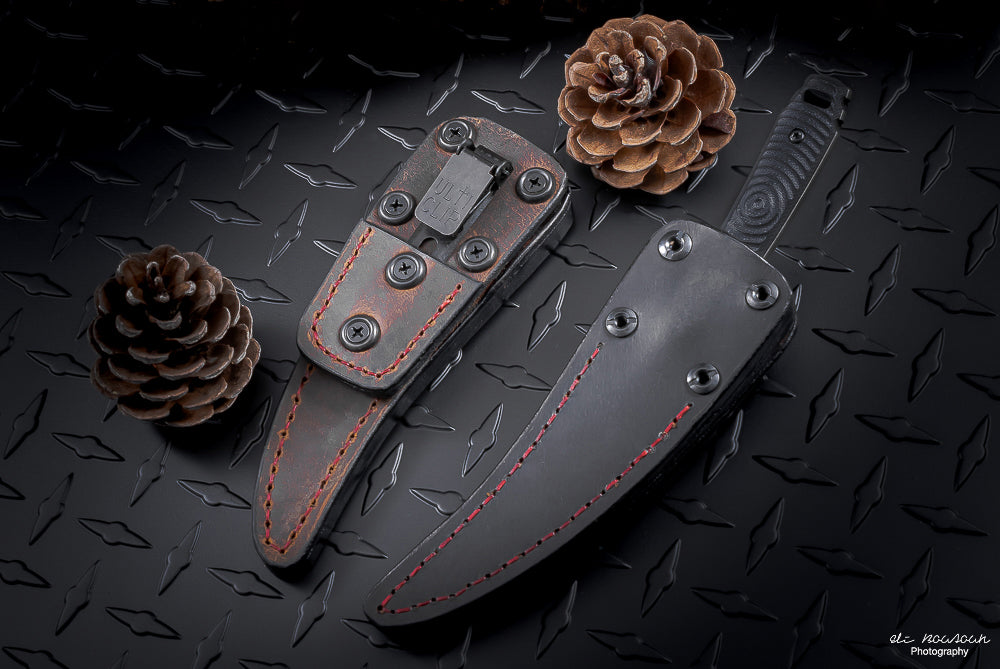 Voodoo Leather Sheath w/ UltiClip – Knight Elements