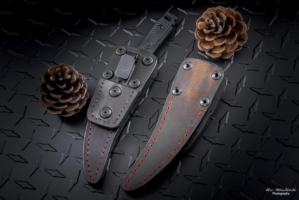 Voodoo Leather Sheath w/ UltiClip – Knight Elements