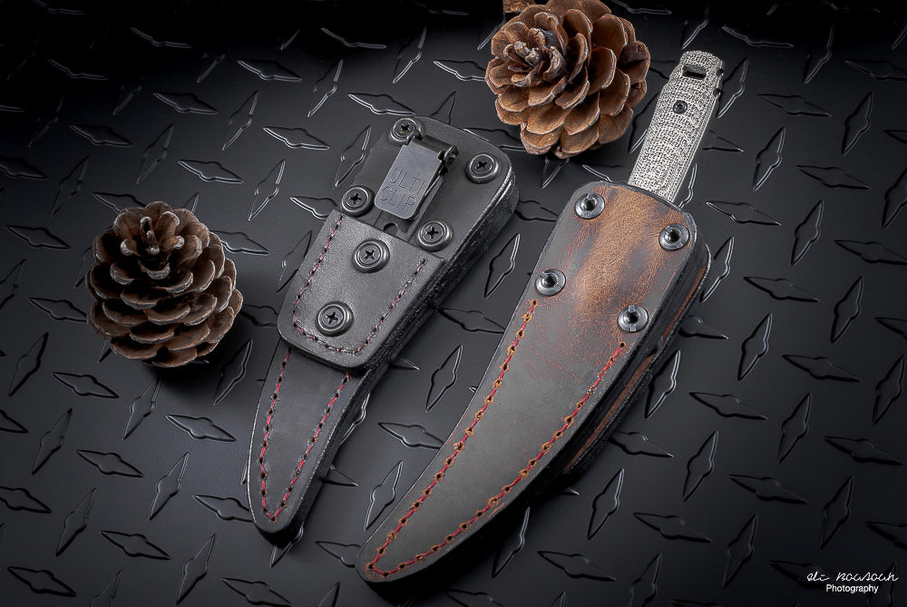 Voodoo Leather Sheath w/ UltiClip – Knight Elements