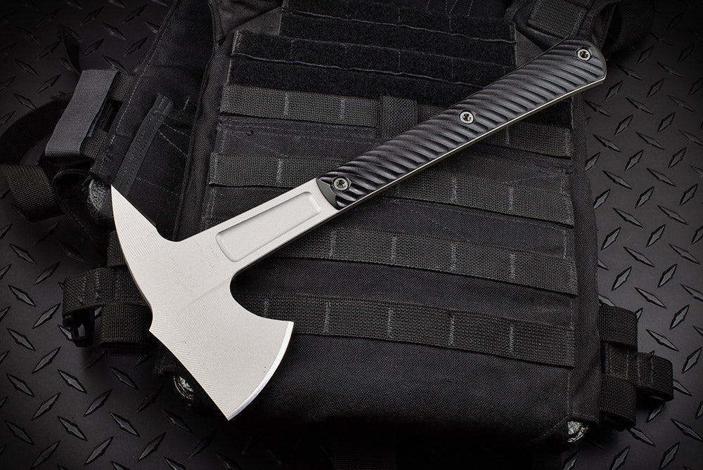 Knight Hawk Black G-10 Handles with Savage Stainless Cerakote Finish a ...
